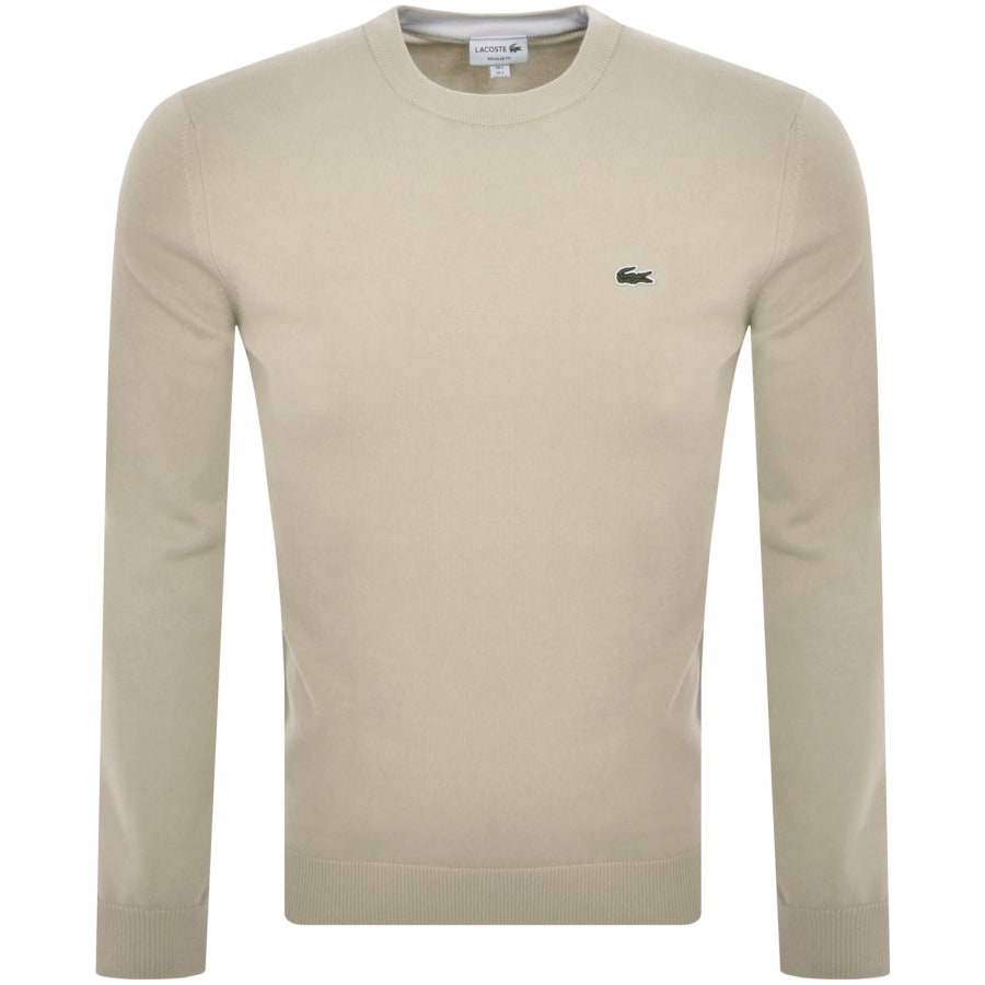 Lacoste grey crew neck sweater store